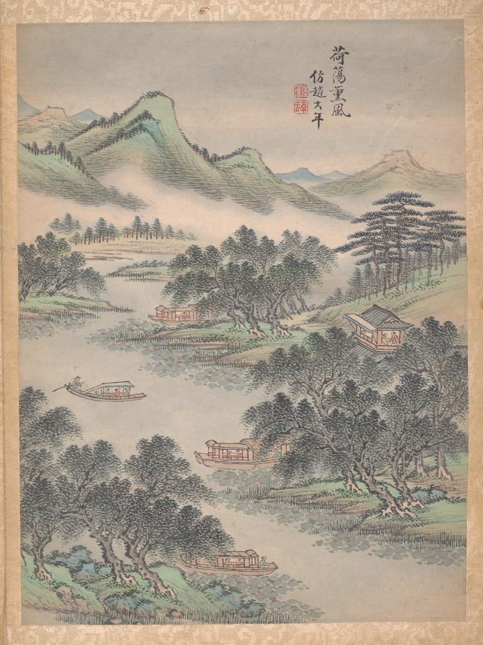Eight Landscapes by Han Lu: Highest-quality art reproduction