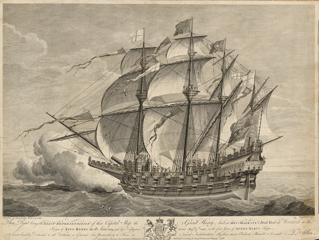 This Print being the Exact Representation of that Capital Ship the ...