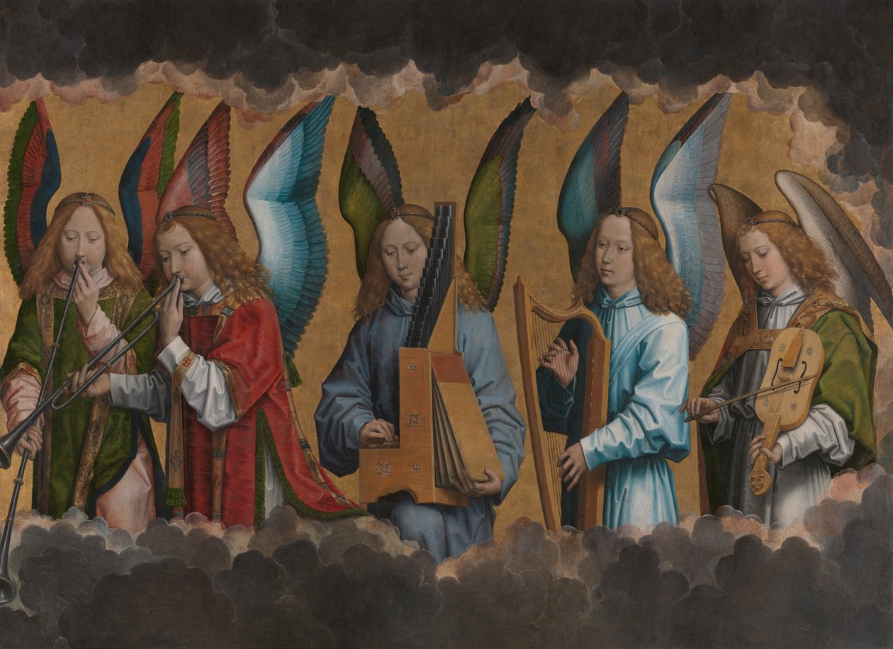 Music Making Angels by Hans Memling: Buy fine art print