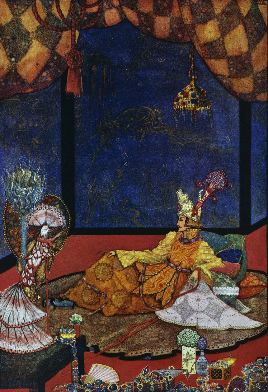 The nightingale, fairy tale by Hans Christian Andersen (1805-1875 ...