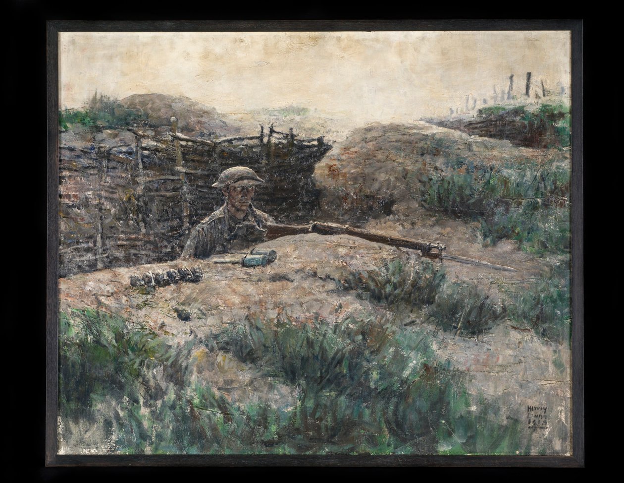The Sentry by Harvey T. Dunn: Premium art reproduction