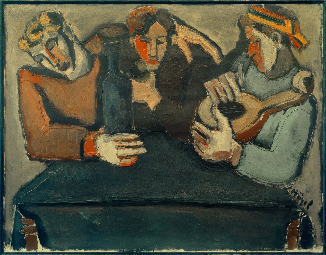 The Three Drinkers by Helmut Kolle: Buy fine art print