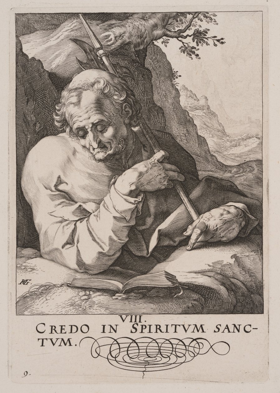 St Matthew, from Christ, the Apostles and St Paul with the Creed