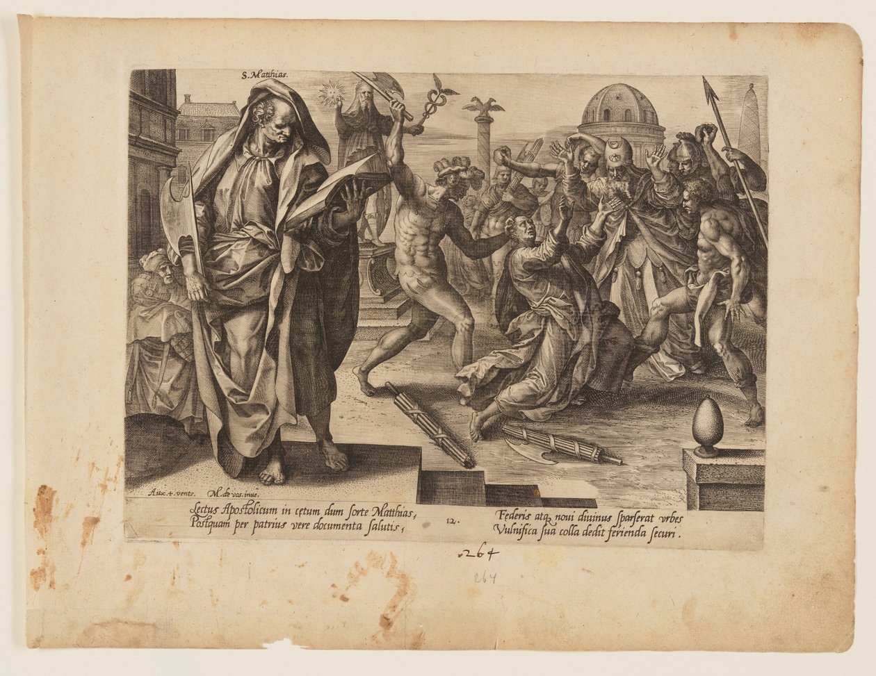 The Martyrdom of St Matthias, from The Martyrdom of Christ and the Apostles