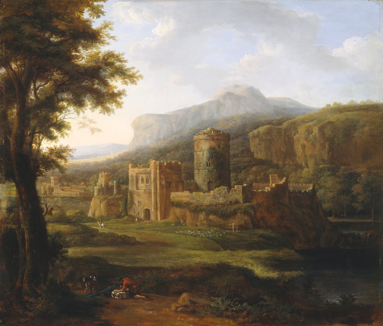 Pembroke Castle by Hendrik Frans de Cort: Fine art print