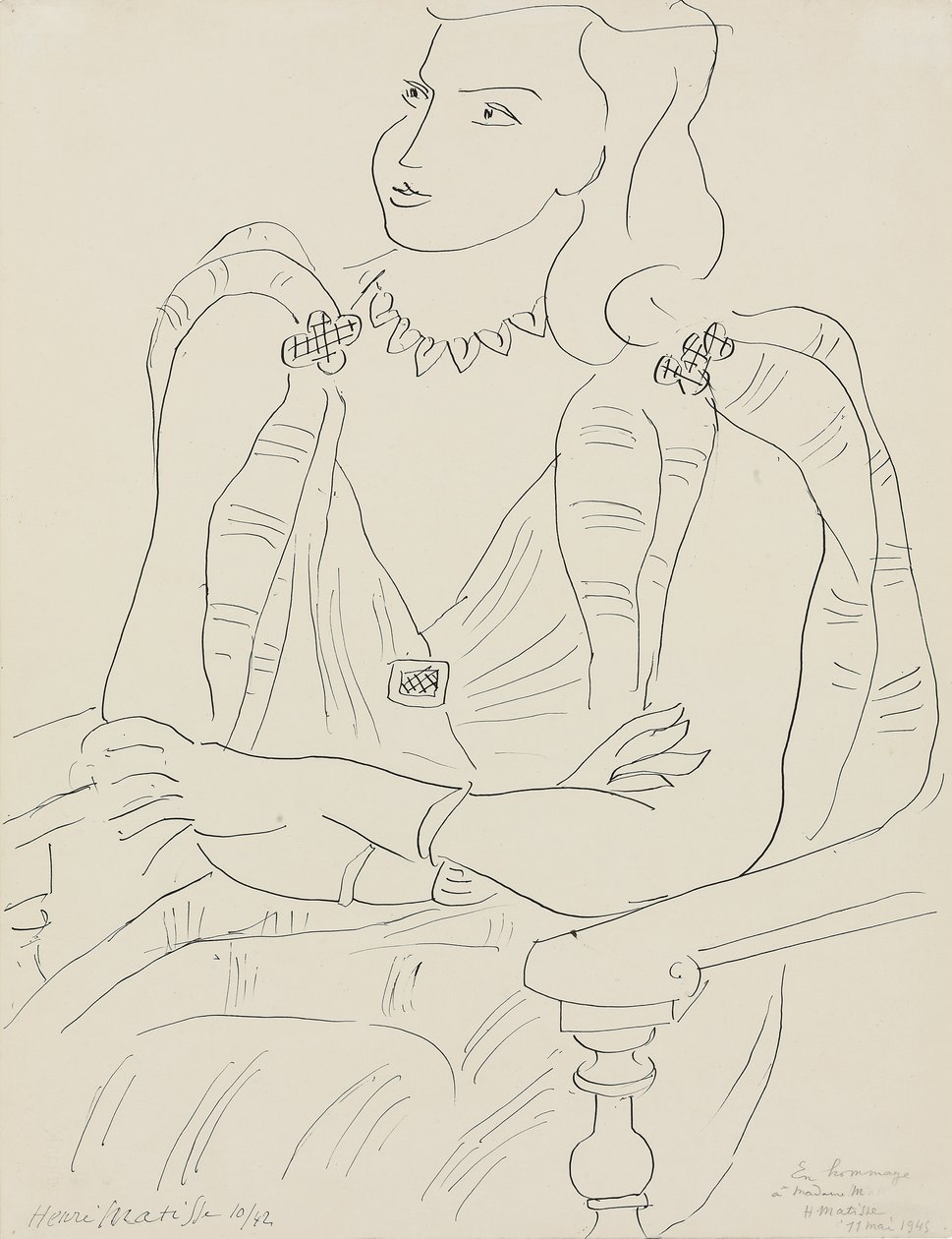 Seated Woman by Henri Matisse: Buy fine art print