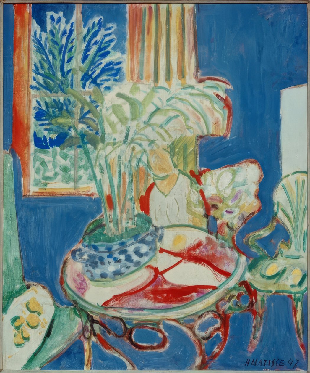 Small Interior in Blue by Henri Matisse: Fine art print