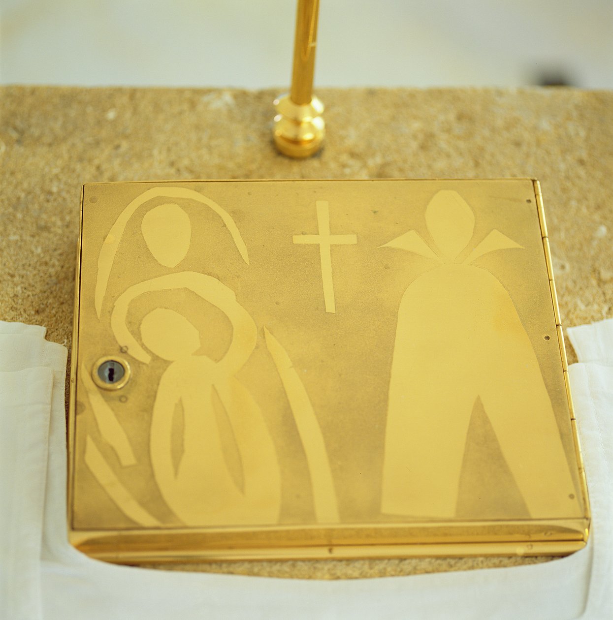 Tabernacle on the Altar at the Chapel of the Rosary