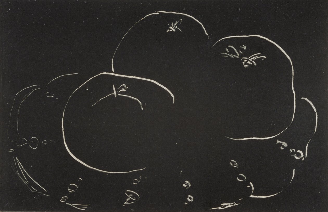 Three Apples and Plate by Henri Matisse: Fine art print
