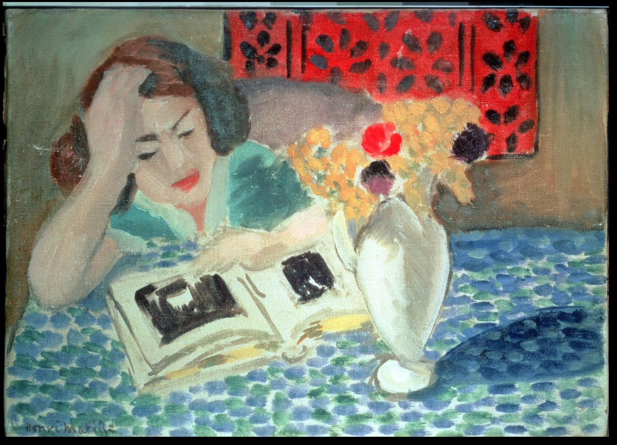 Woman Reading by Henri Matisse: Buy fine art print