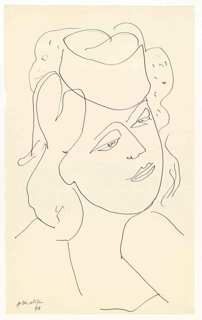 Woman with Hat by Henri Matisse: Buy fine art print