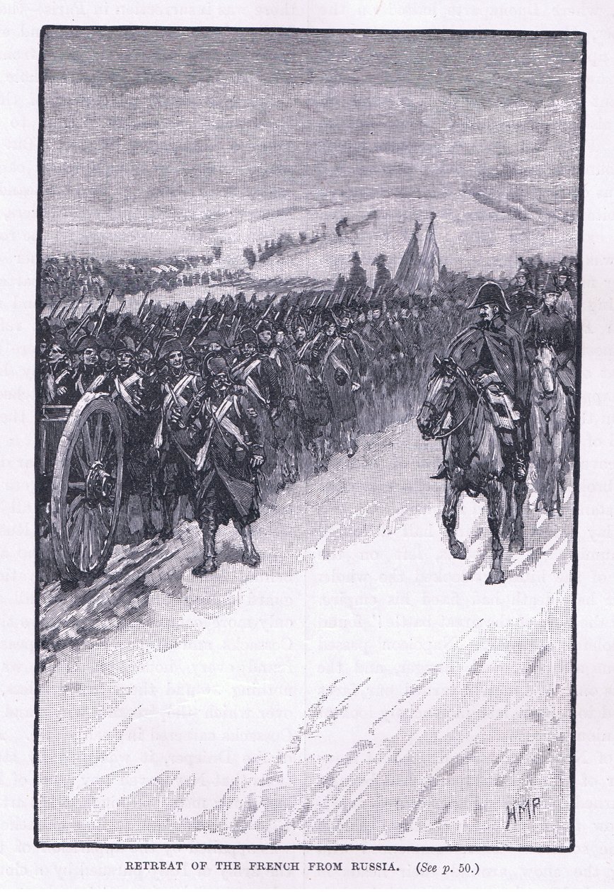 Retreat of the French from Russia AD 1812