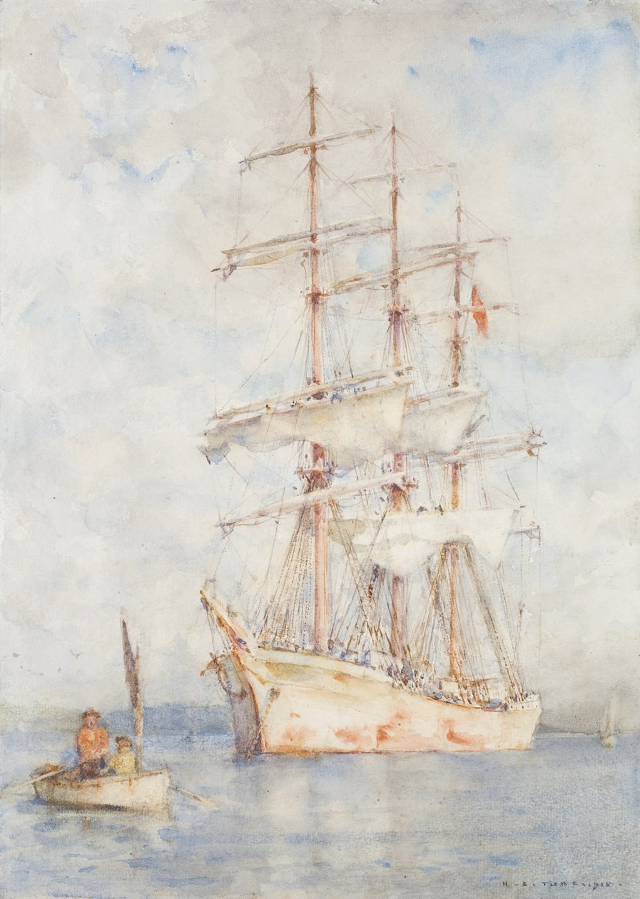 The White Ship by Henry Scott Tuke: Premium art reproduction