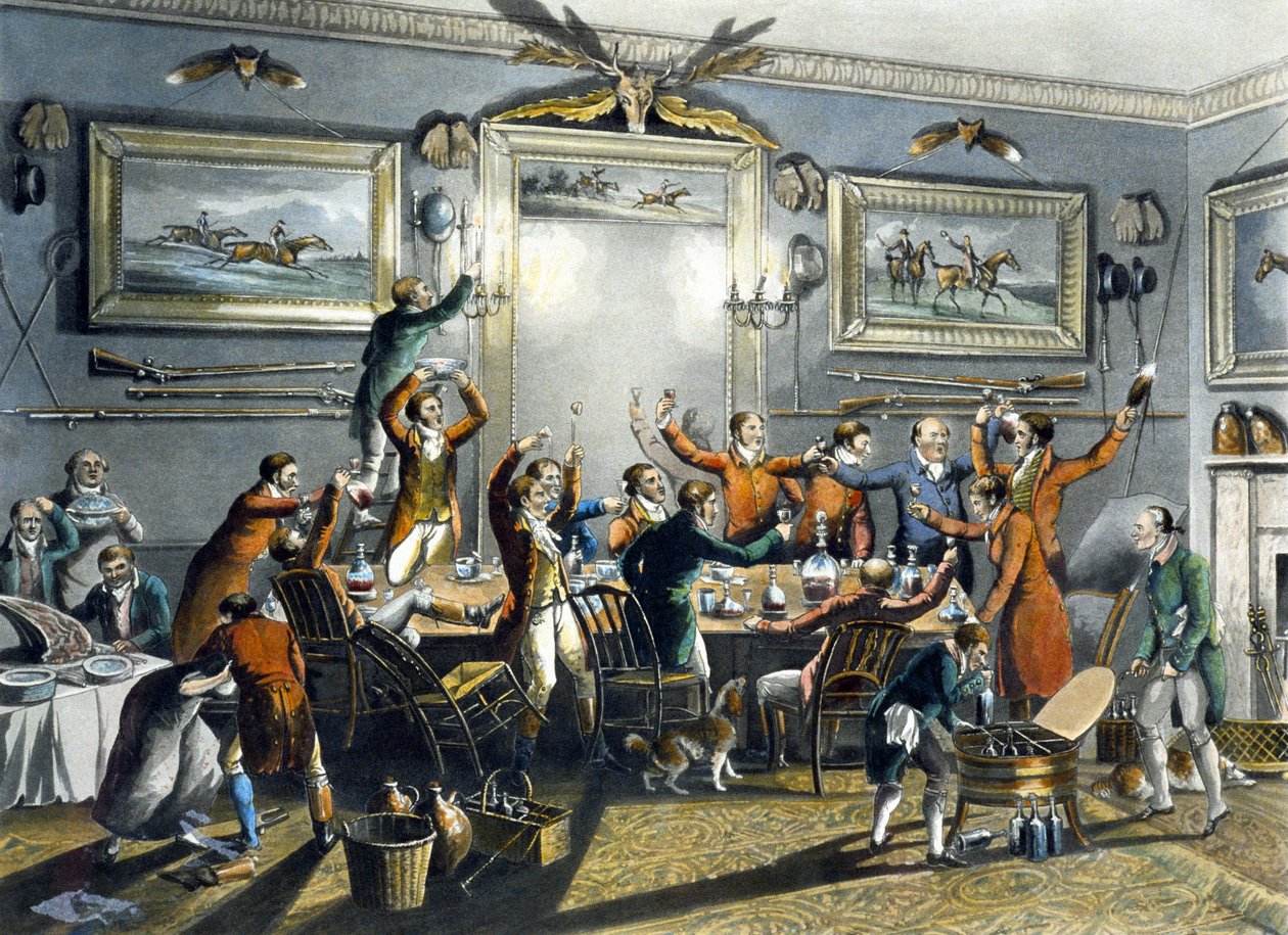 The Toast, from 'Foxhunting' (engraved by Thomas Sutherland)