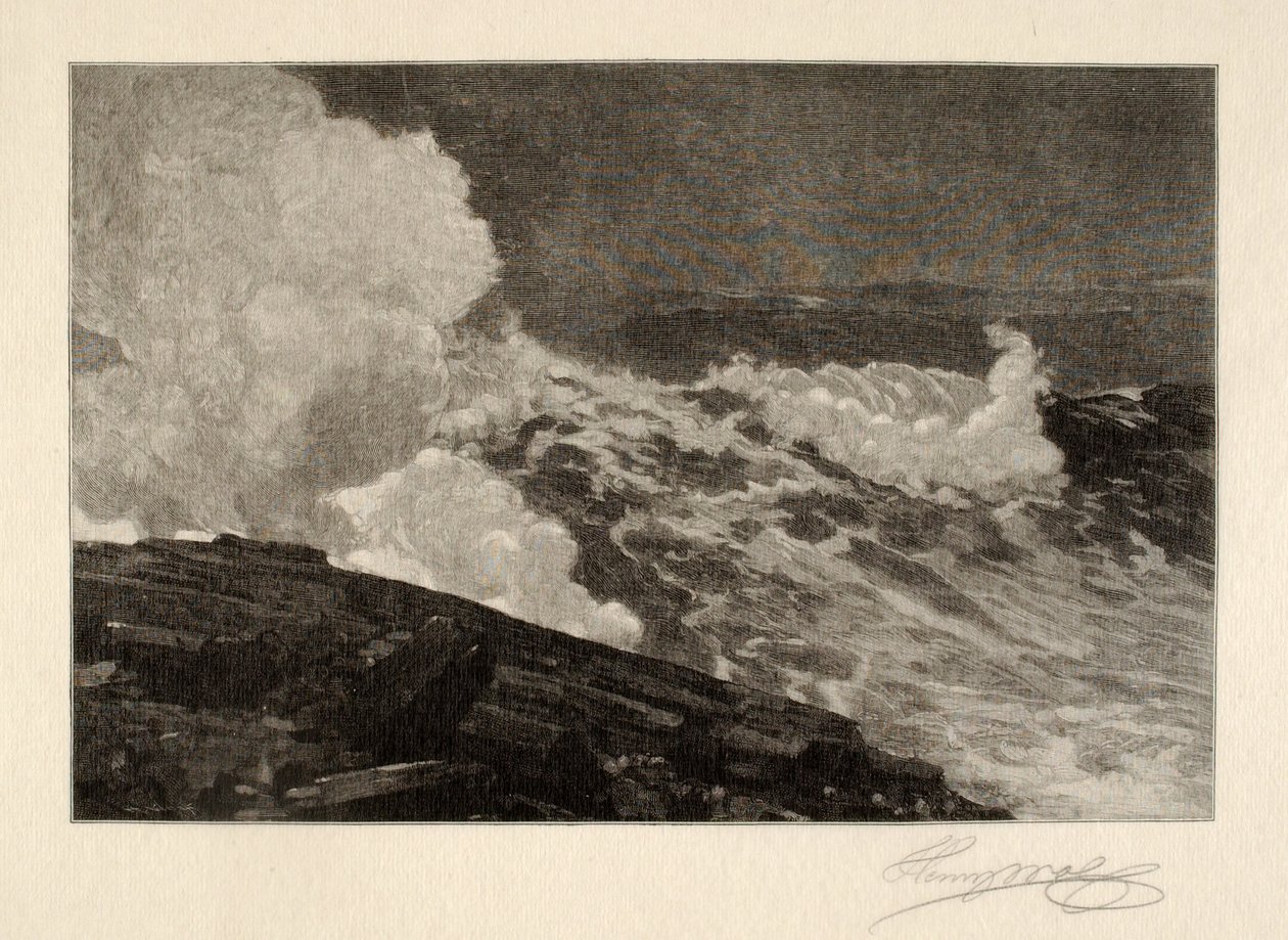 North-Easter by Henry Wolf: Highest-quality art reproduction