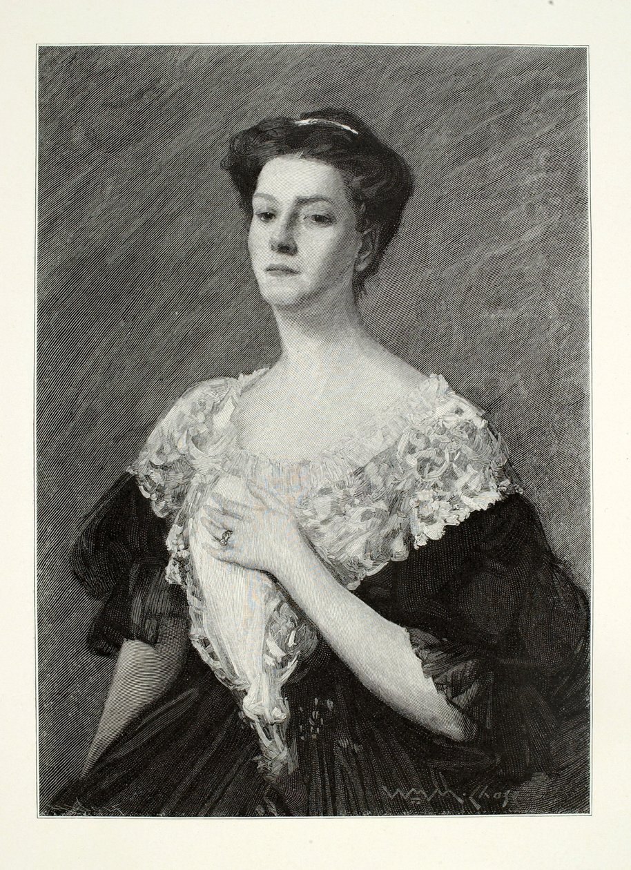 Portrait of a Woman by Henry Wolf: Premium art reproduction