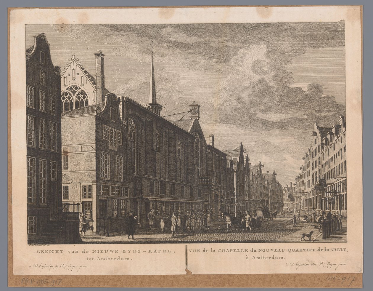 View of the Holy Site (Nieuwezijds Chapel) in Amsterdam (Atlas of Fouquet)
