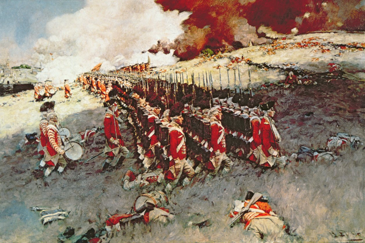 Battle Of Bunker Hill Drawing