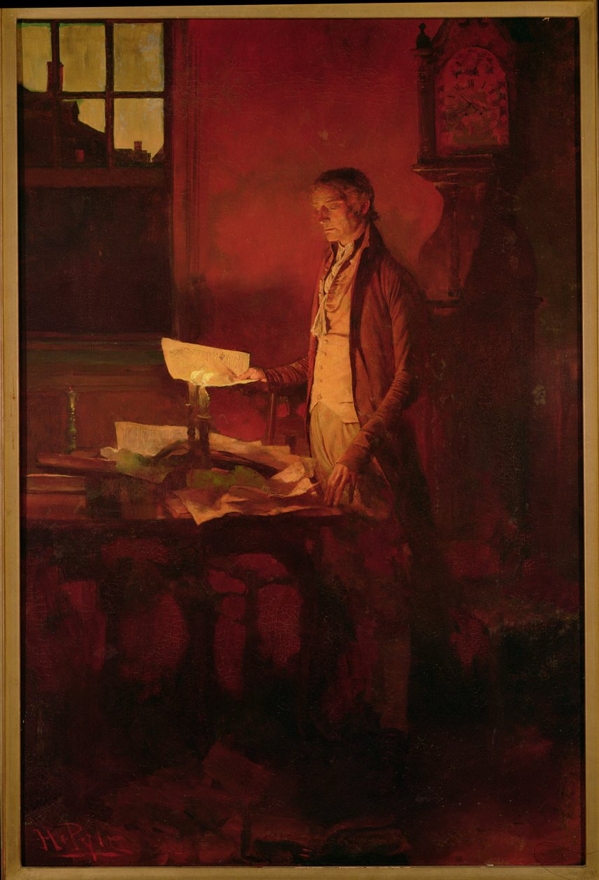 Thomas Jefferson Writing Declaration Of Independence The Power Of