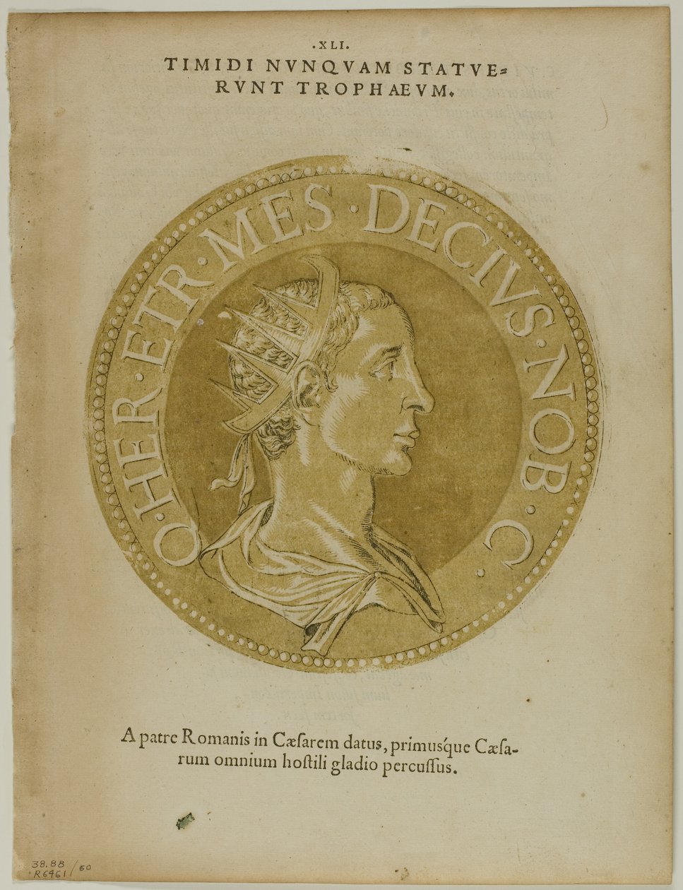Emperor Decius from Icones Imperatorum Romanorum, plate 60 from ...