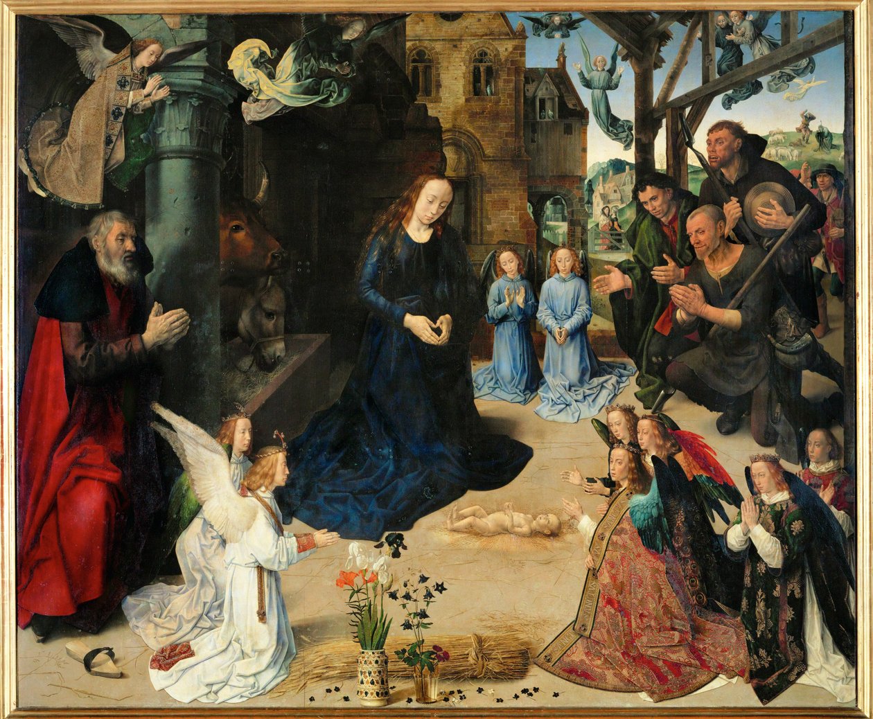 The Adoration of the Shepherds by Hugo van der Goes