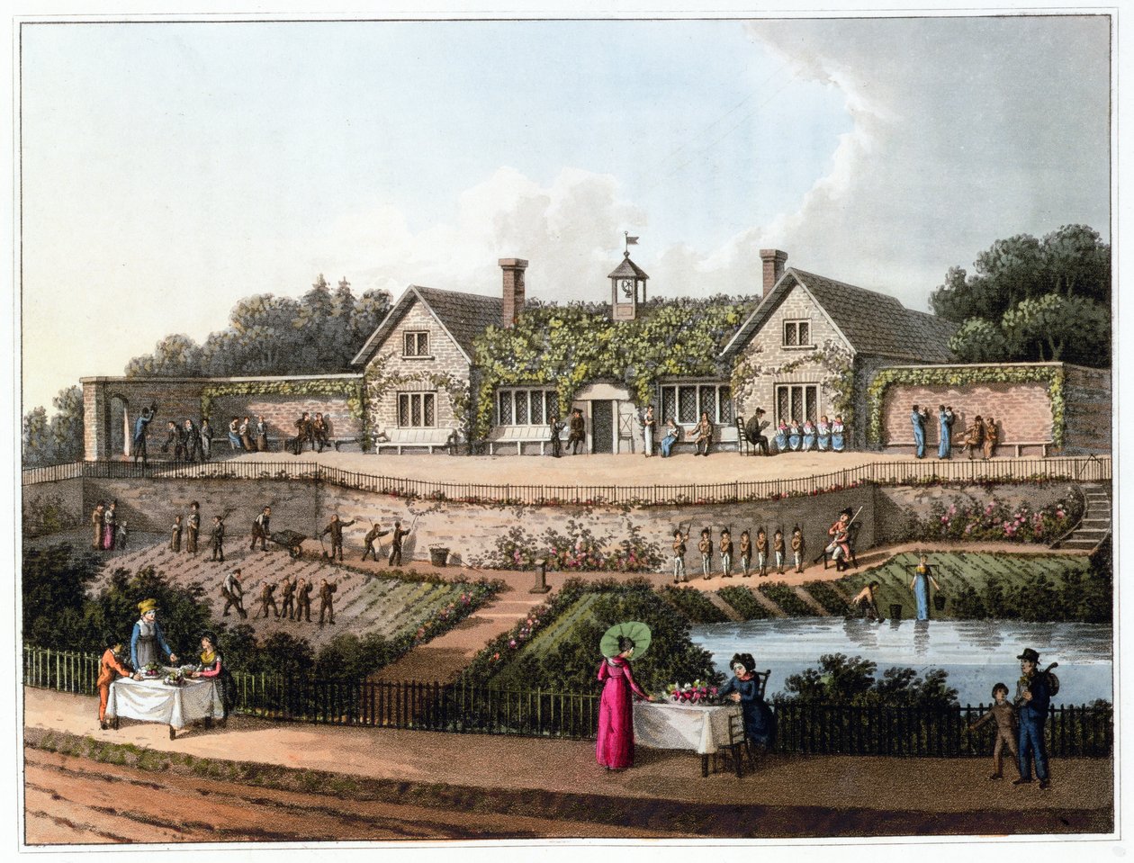 The Work House by Humphry Repton: Buy fine art print