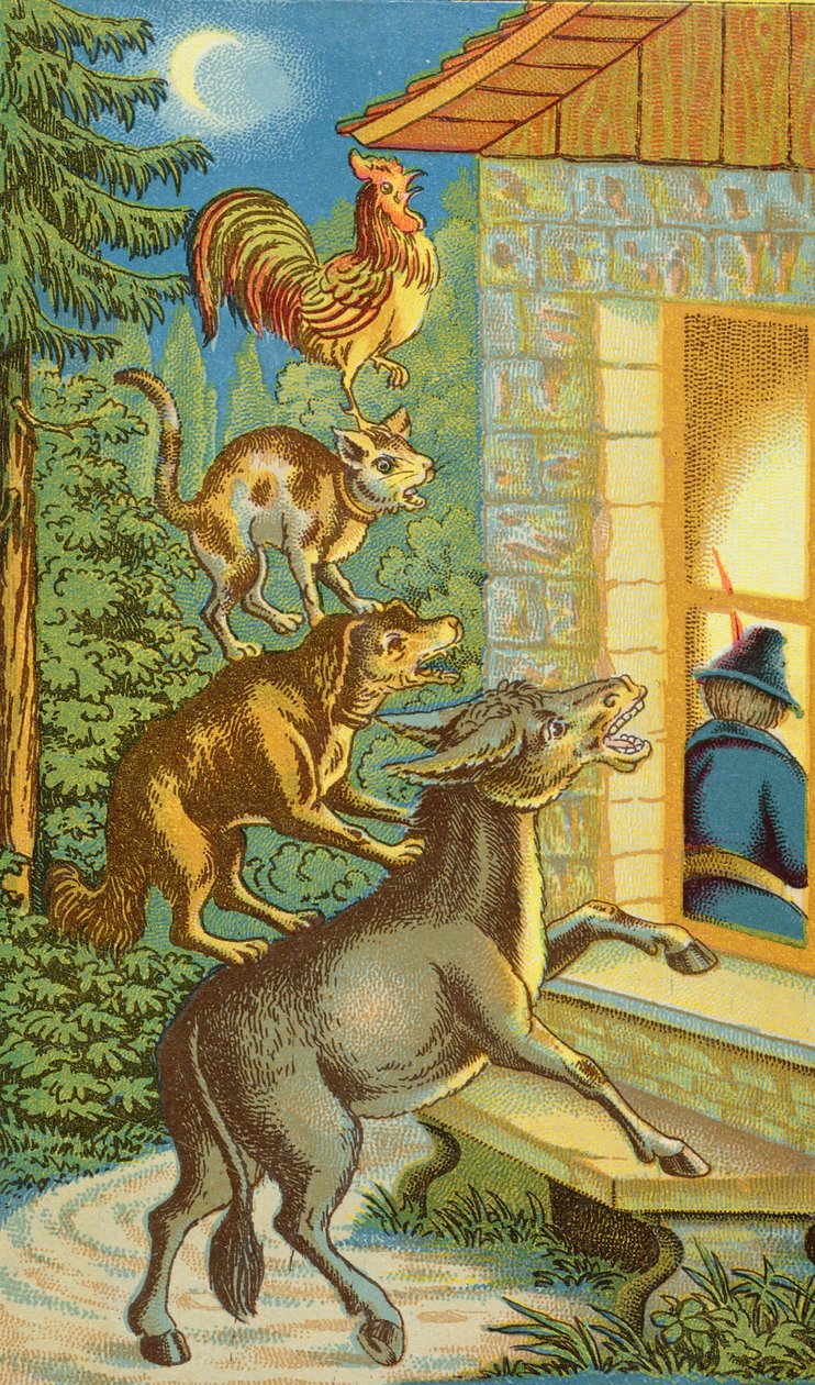 Illustration Town Musicians Of Bremen [2025]