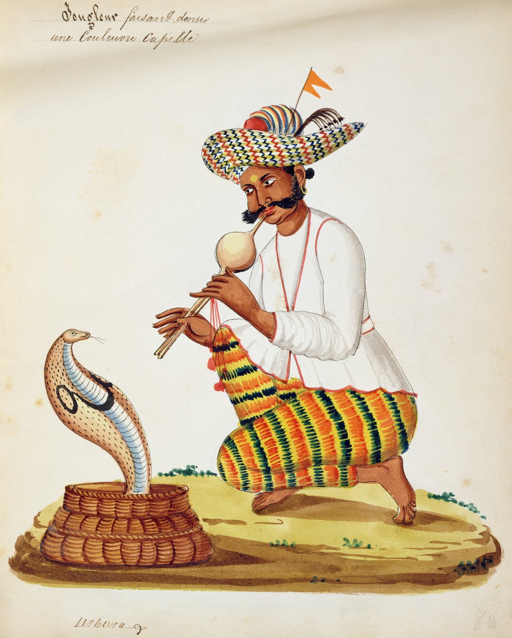 How To Draw A Snake Charmer Been