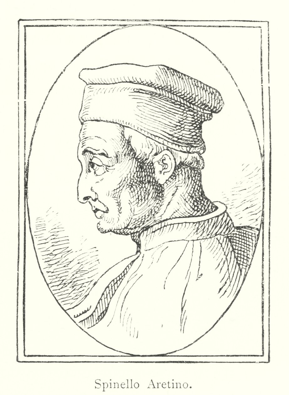 Spinello Aretino (engraving) by Italian School