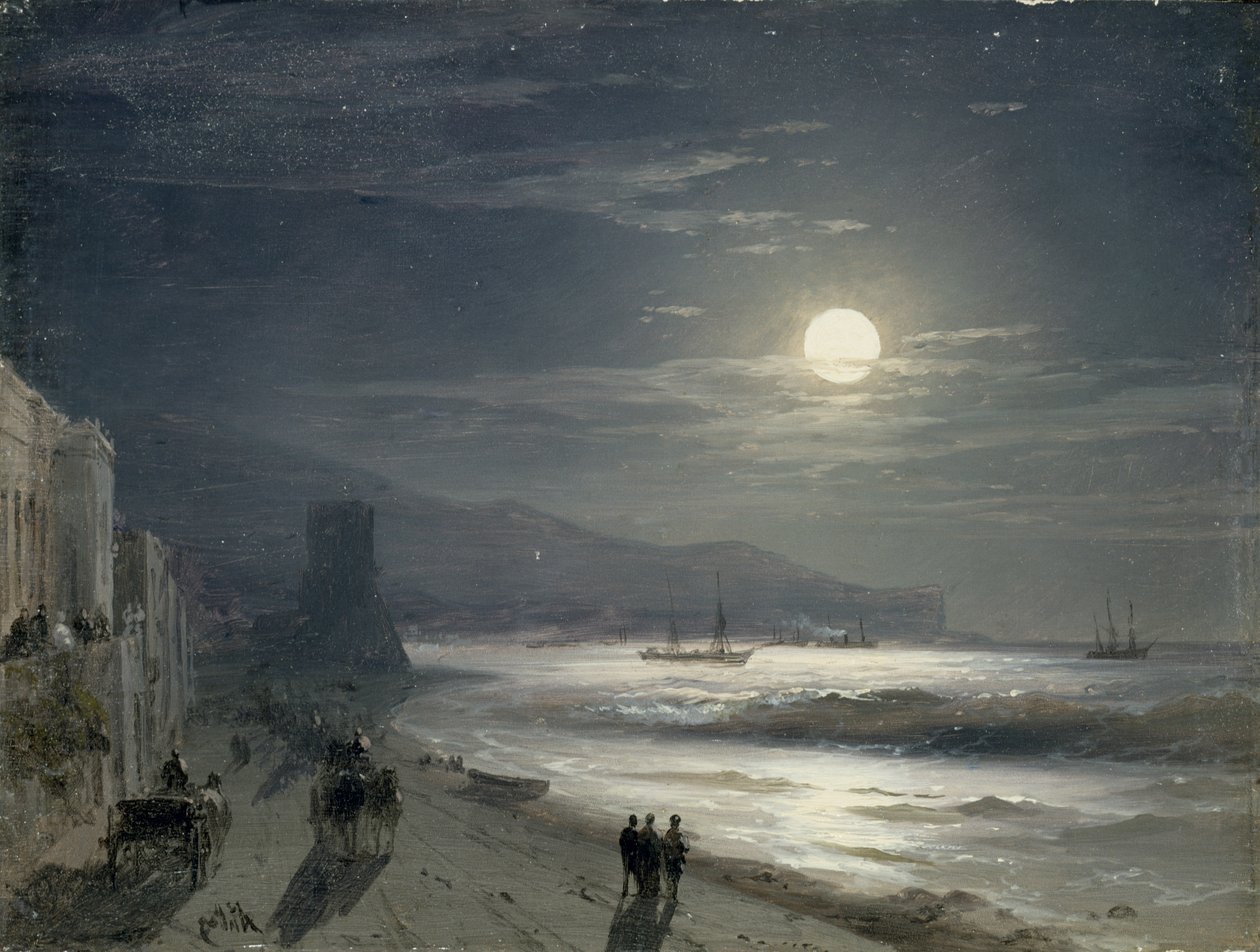 Moon Night by Ivan Konstantinovich Aivazovsky
