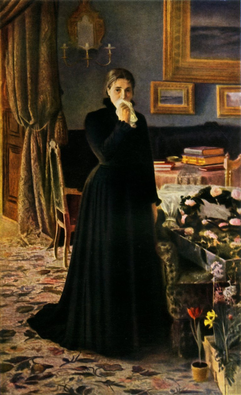 Inconsolable Sorrow by Ivan Kramskoy: Buy fine art print