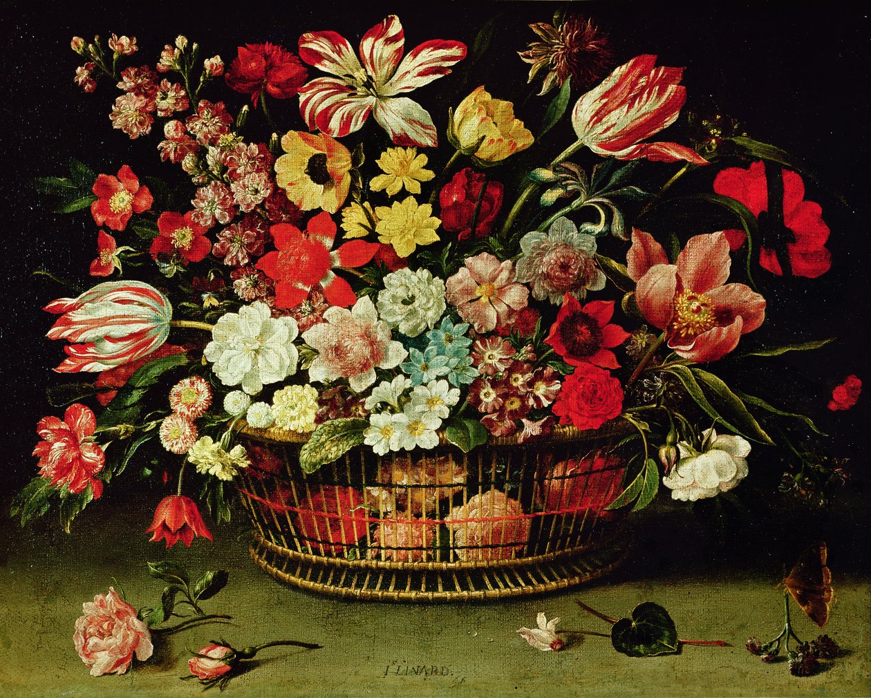 Basket of Flowers by Jacques Linard: Buy fine art print