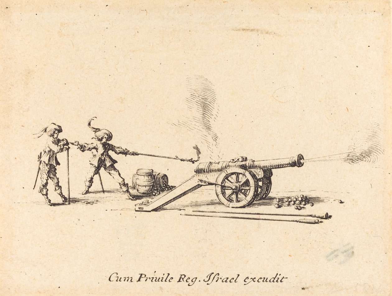 Firing the Cannon by Jacques Callot: Buy fine art print