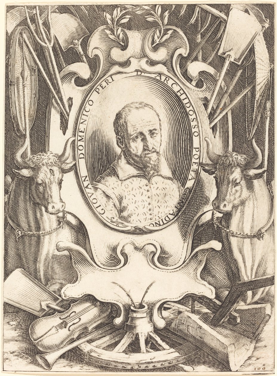 Giovanni Domenico Peri by Jacques Callot: Fine art print