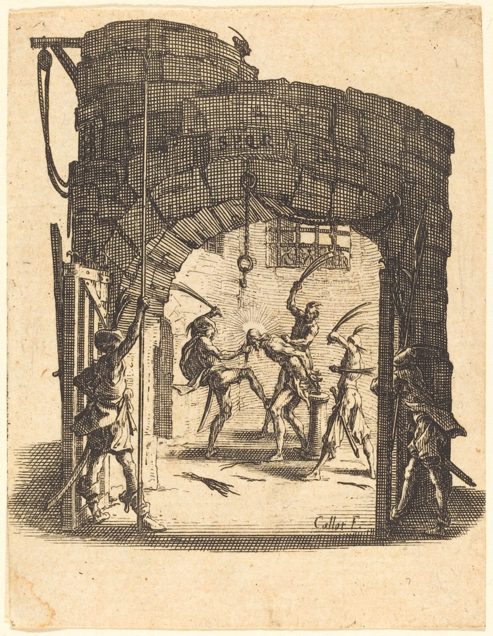 The Flagellation by Jacques Callot: Buy fine art print