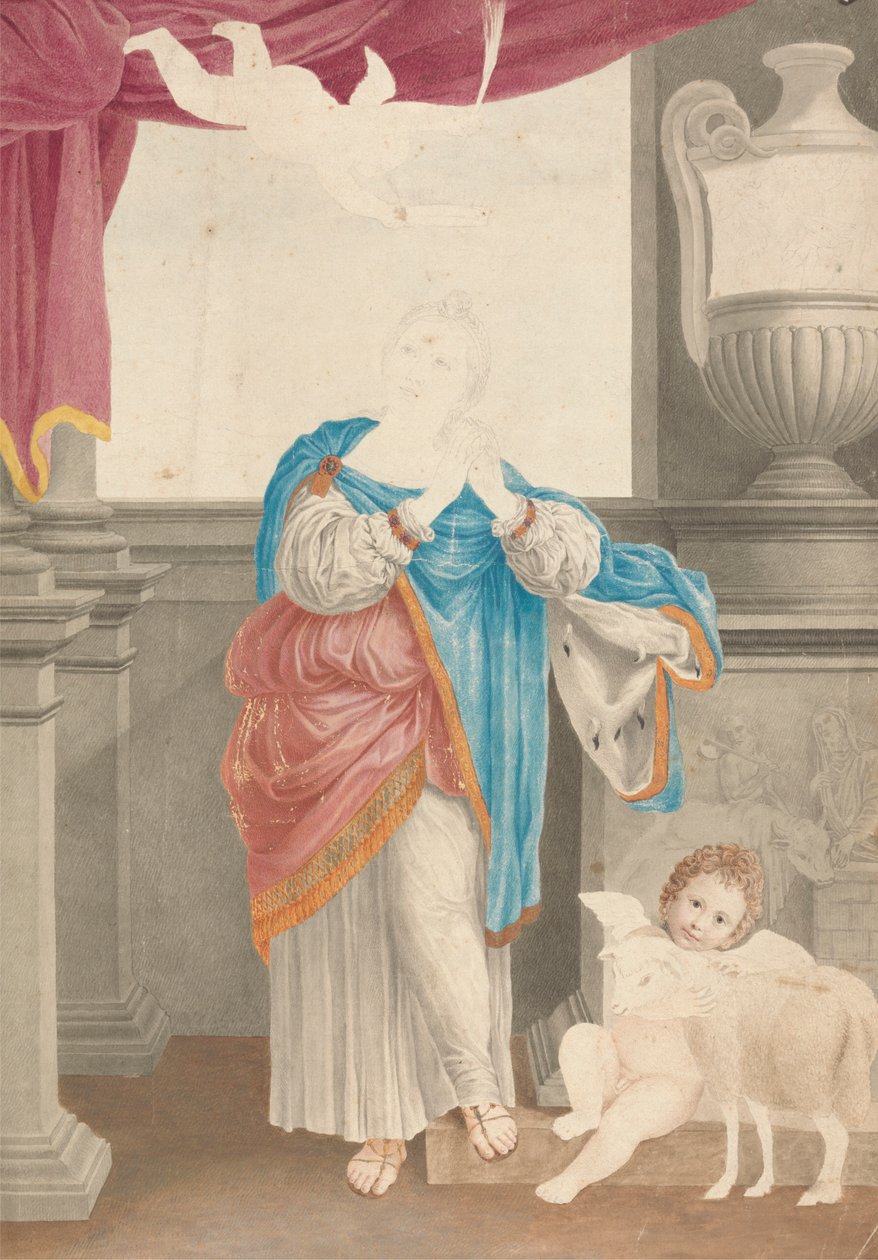 St. Agnes (after Domenichino) by James Bruce