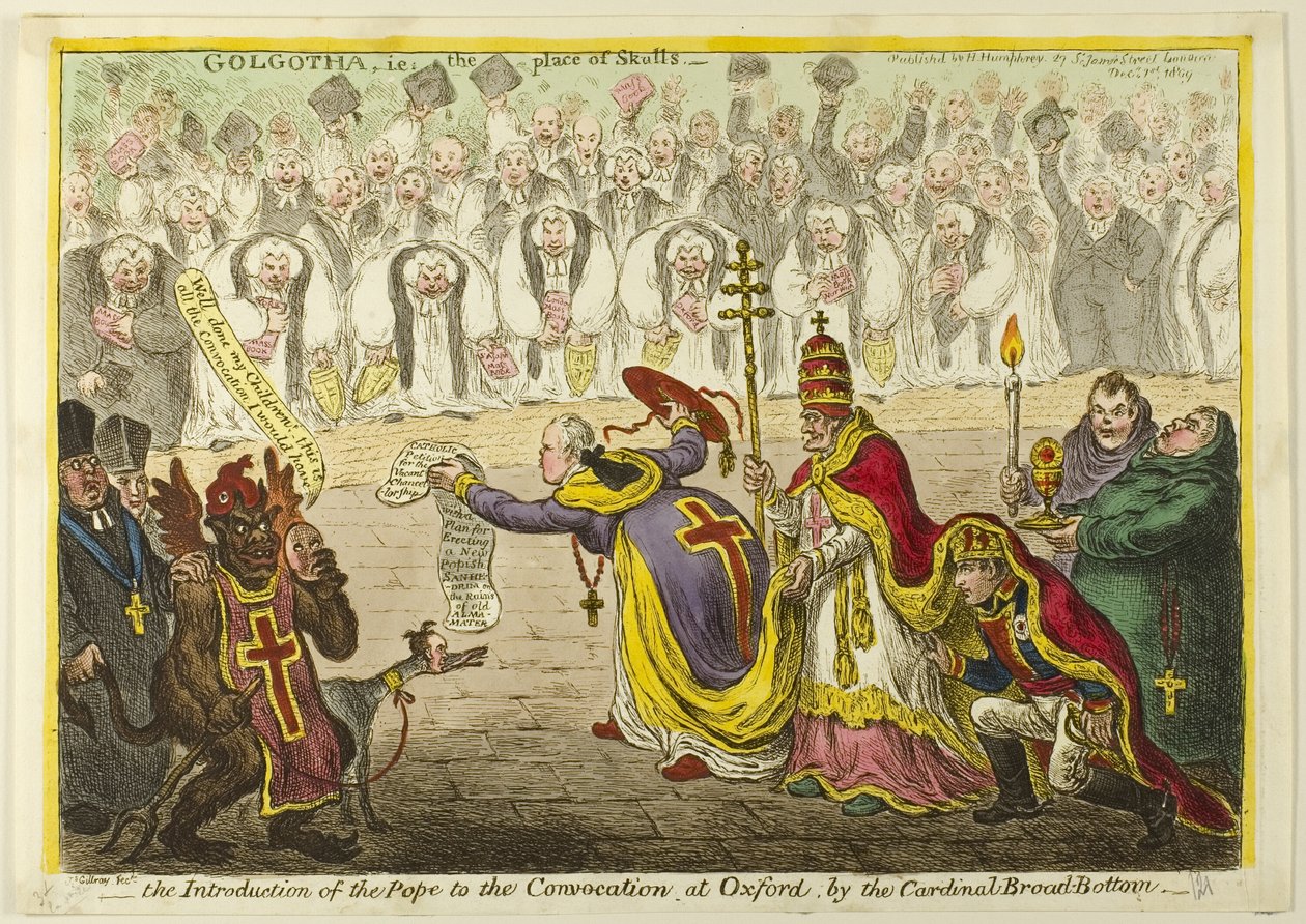 Introduction of the Pope to the Convocation at Oxford, by the Cardinal ...