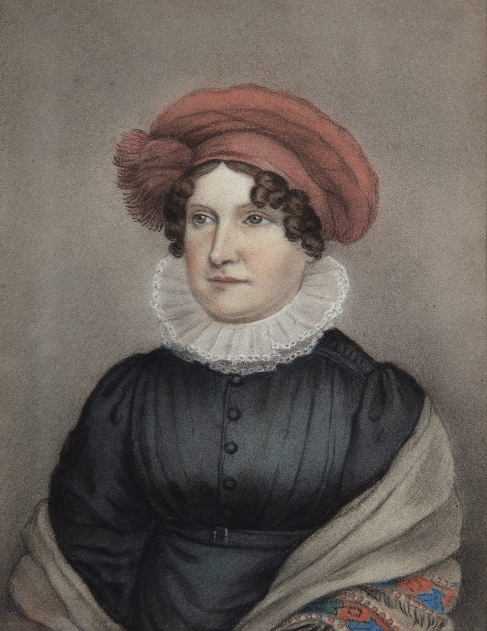 Mrs Ellen Sharples by James Junior Sharples: Fine art print