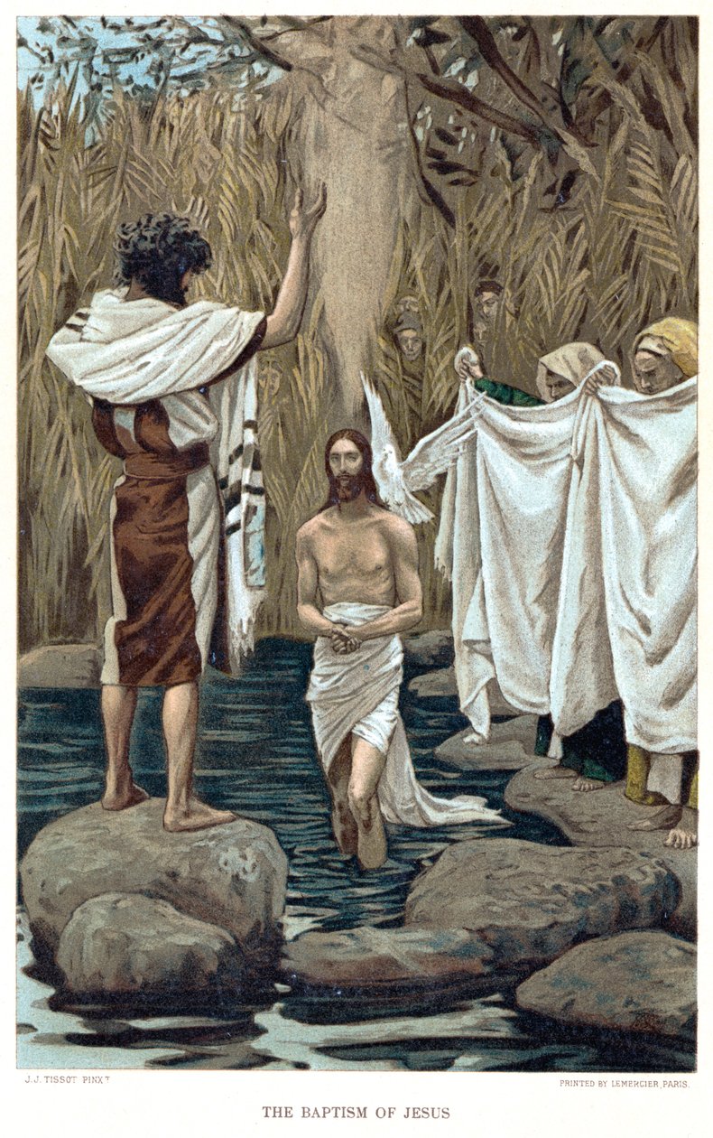 John The Baptist Baptizing Jesus