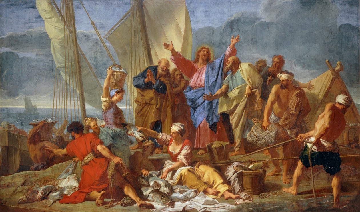 The Miraculous Catch of Fish by Jean-Baptiste Jouvenet