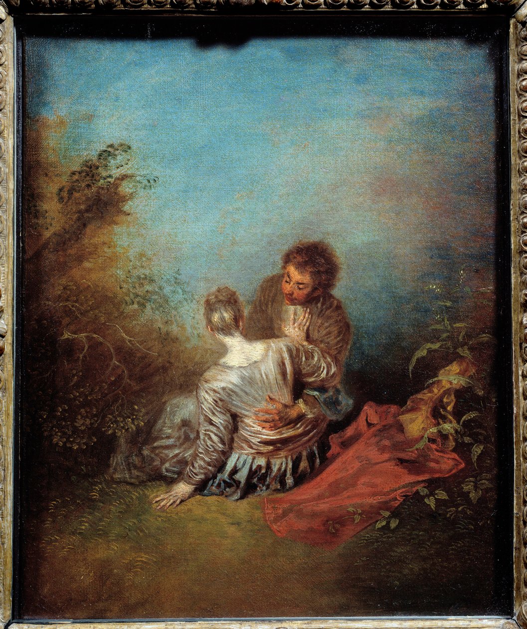 The wrong step by Jean Antoine Watteau: Buy fine art print