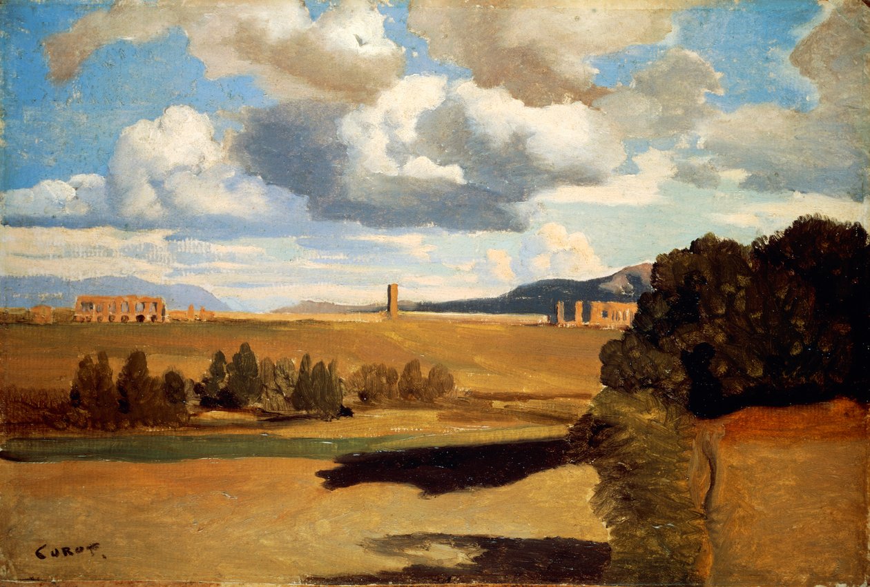 Roman Campagna with Claudian Aqueduct