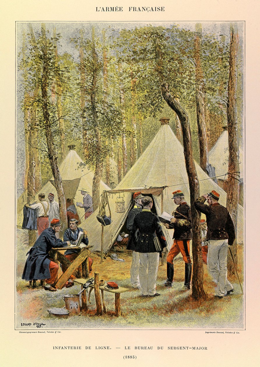 Types and Uniforms of the French Army by Captain Jules Richard ...