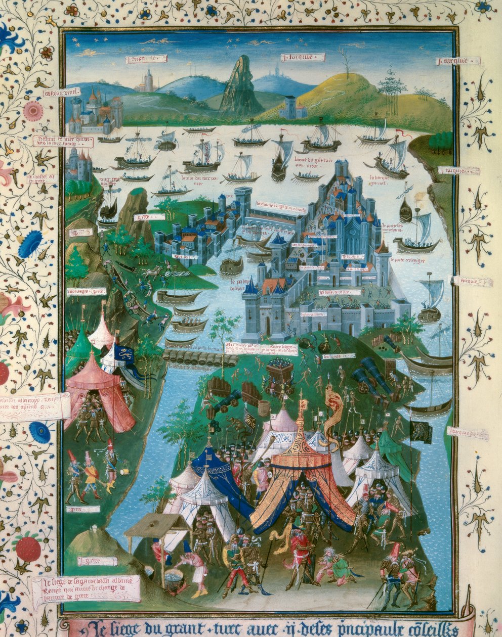 The Siege of Constantinople by the Ottoman Turks of Muhammad II