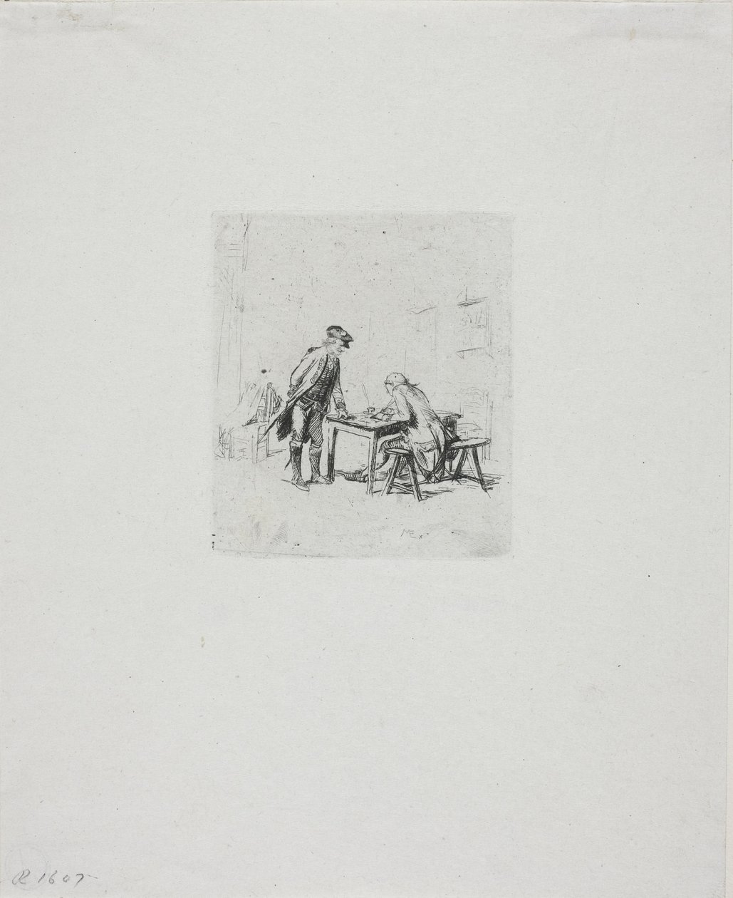 The Sergeant Reporter by Jean-Louis Ernest Meissonier