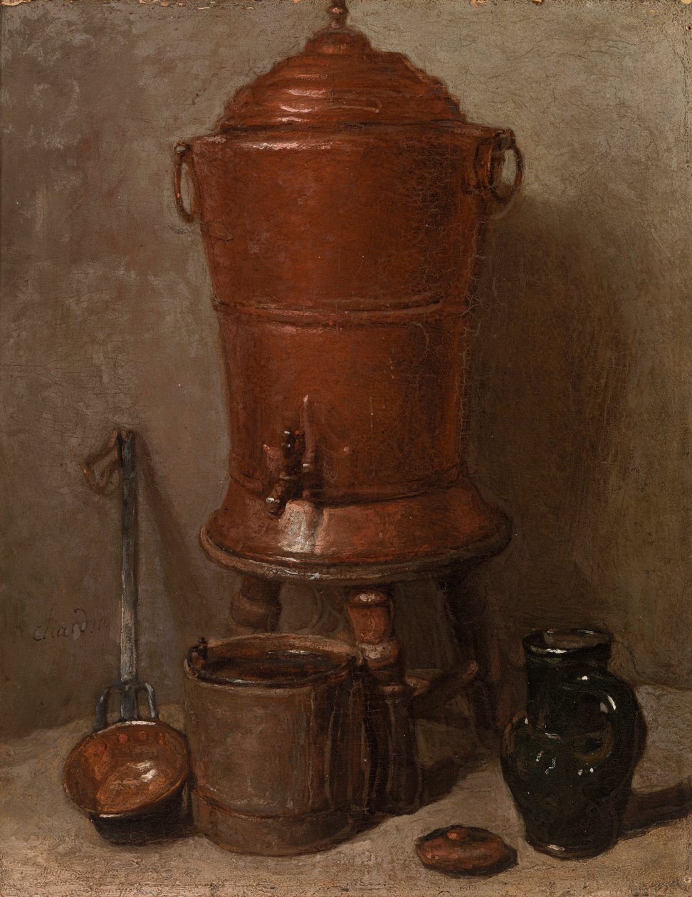 The Copper Water Urn by Jean-Baptiste Simeon Chardin