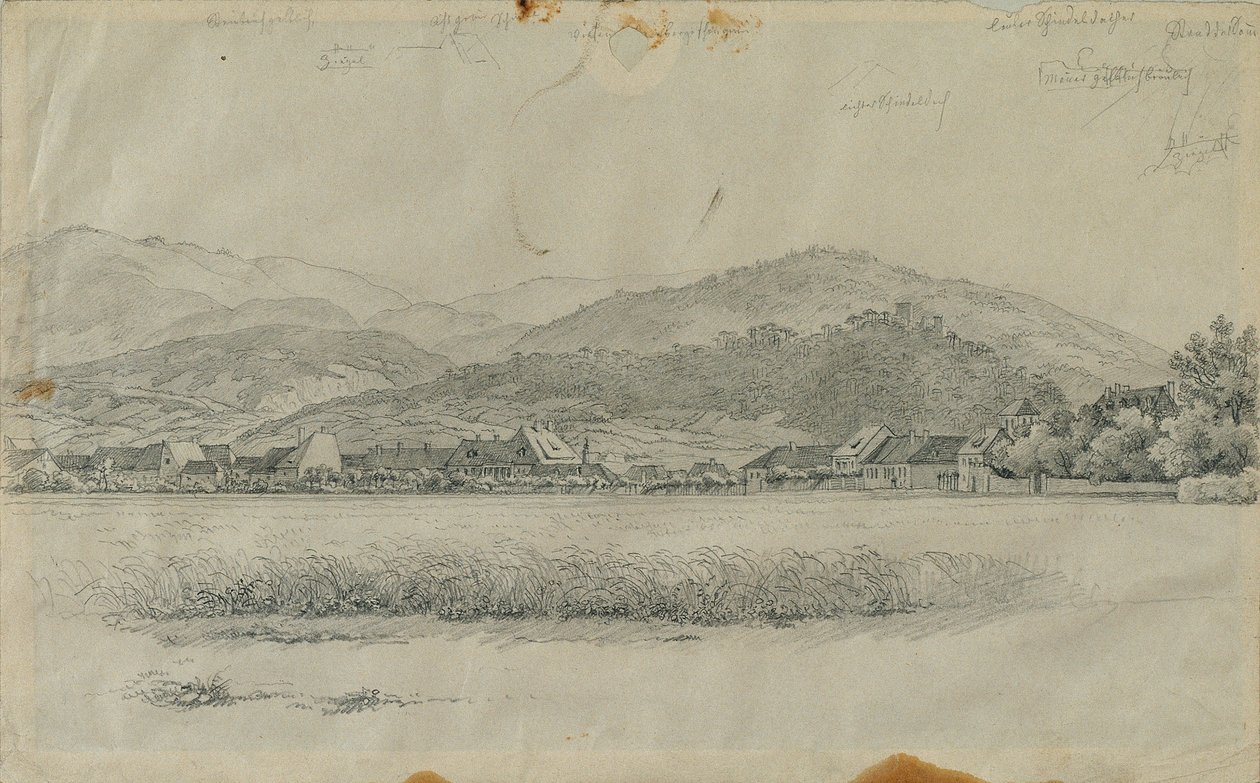 Landscape for 'Emperor Franz Accompanies the Coffin of a Poor Man'