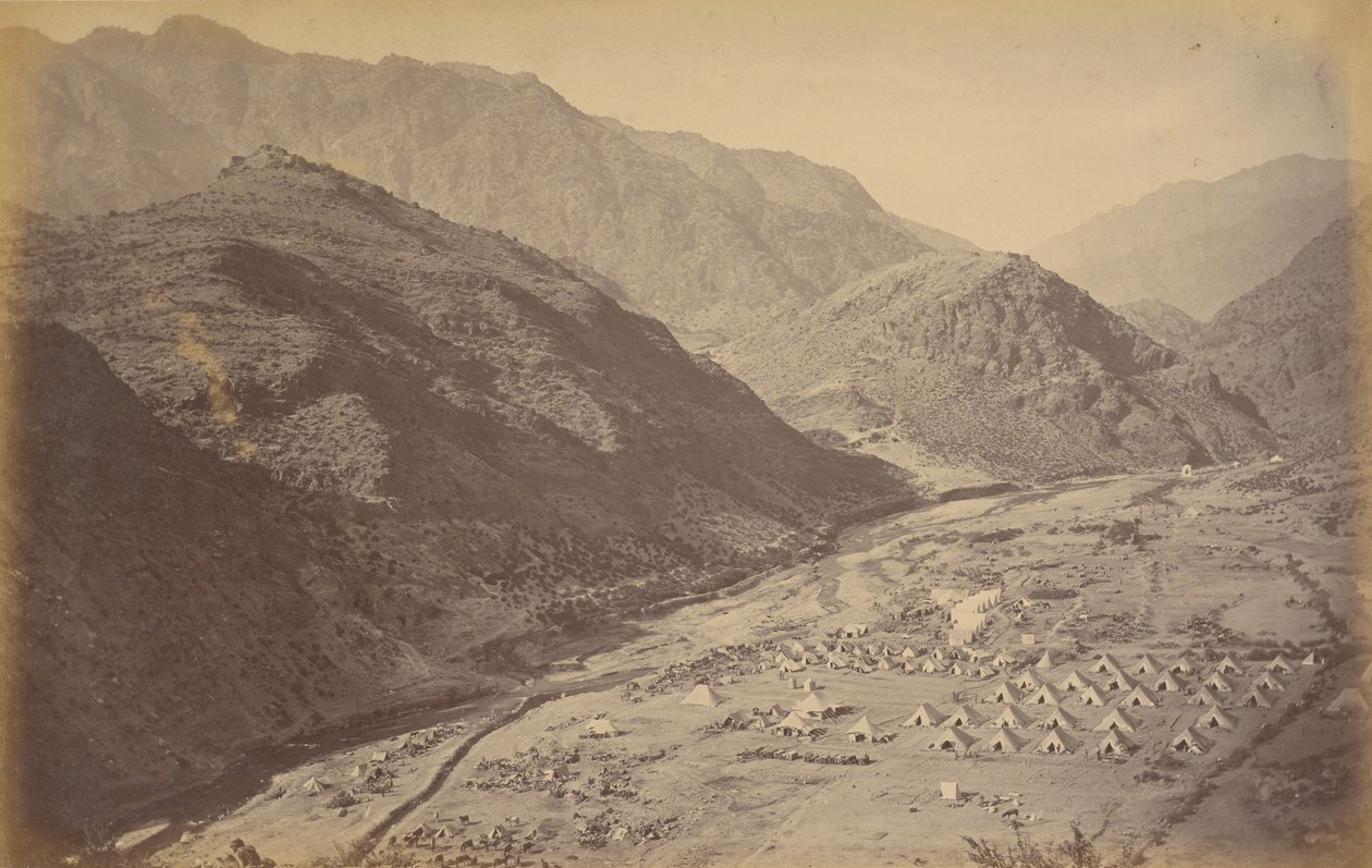 Ali Musjid and Camp from Sultan Tarra, Showing Sunga Where Major Birch ...