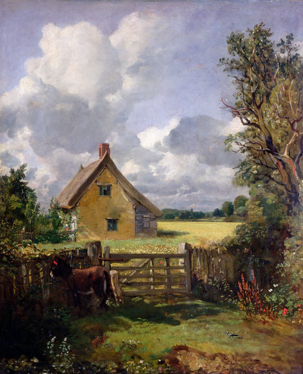 John Constable The Cornfield
