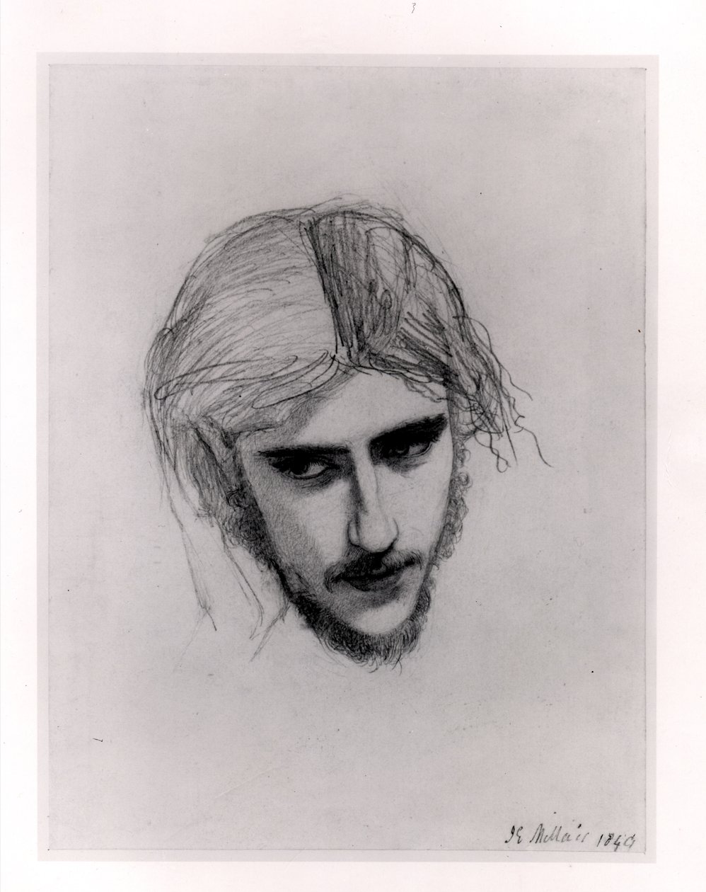 Study for the Head of Ferdinand for 'Ferdinand Lured by Ariel'